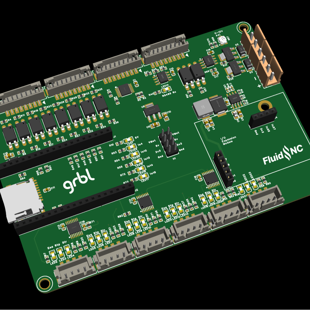PiBot FluidNC GRBL Laser CNC Controller V4.7