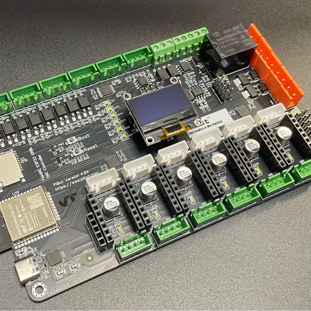 PiBot FluidNC GRBL Laser CNC Controller V4.8