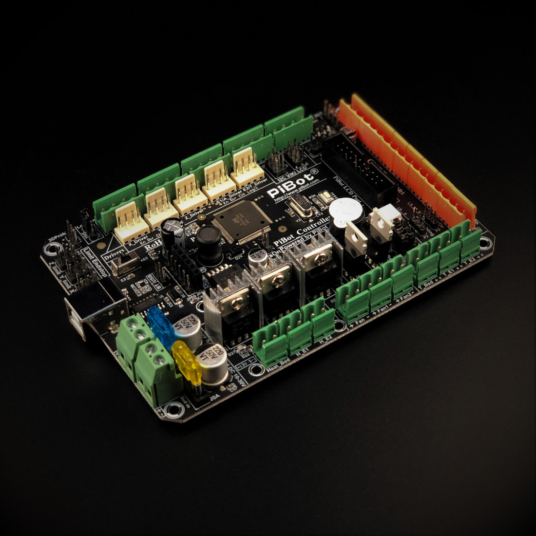PiBot Controller Board Rev2.3 (3D Printer and Grbl CNC 2 in 1)